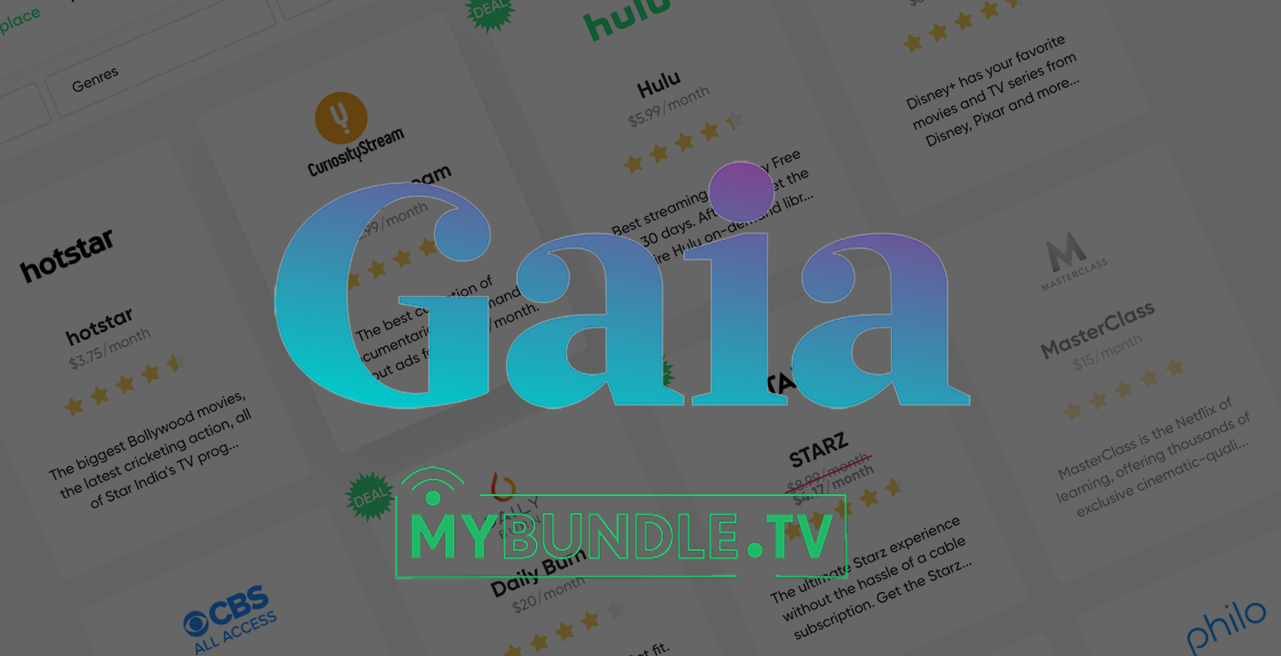 Gaia Streaming Service Costs & Features | MyBundle