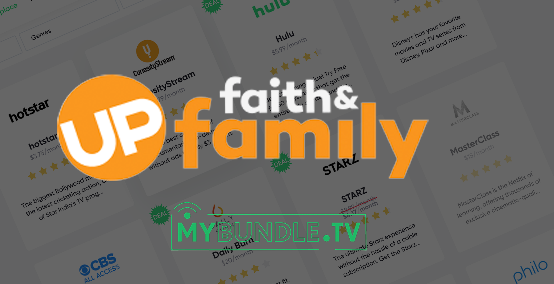 UP Faith & Family Streaming Service Costs & Features | MyBundle